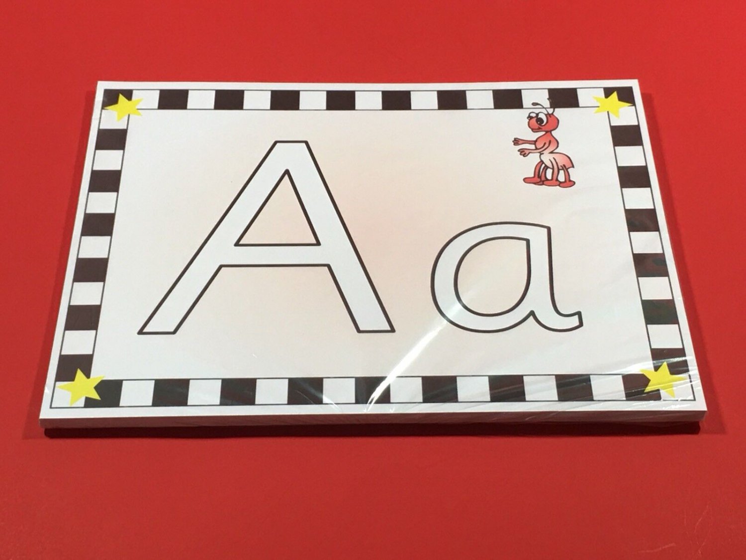26 Alphabet Letters Cards - Binder inserts card set 8.5x11