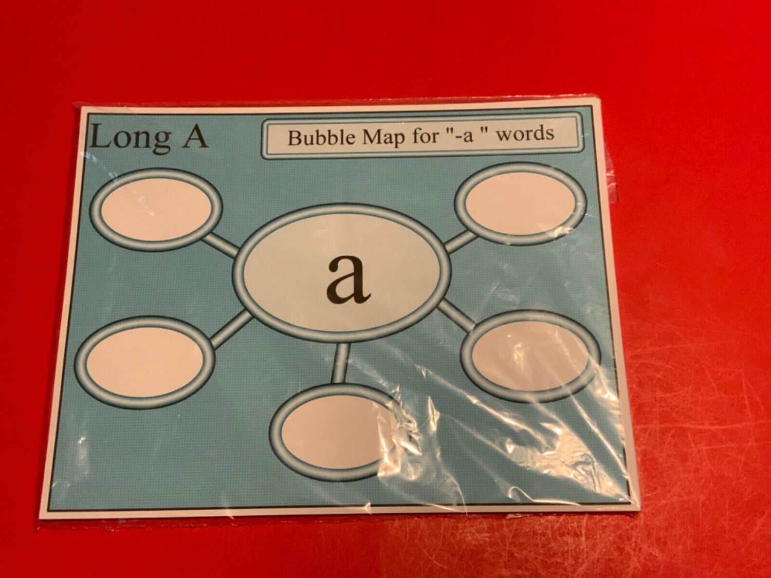 42 Long Vowel Bubble Maps - Language Mats - Laminated Dry Erase