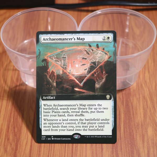 1x Mtg Proxy Archaeomancer’s Map extended art Commander 2021 C21 magic ...