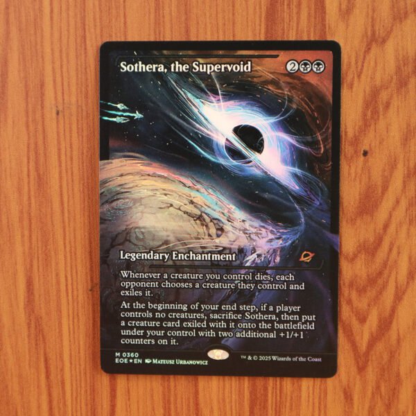 1x Mtg Proxy FOIL Sothera, the Supervoid #360 Edge of Eternities EOE ...