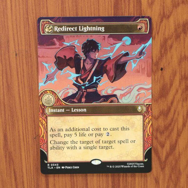 1x Mtg Proxy Redirect Lightning #343 TLA Avatar : The Last Airbender ...
