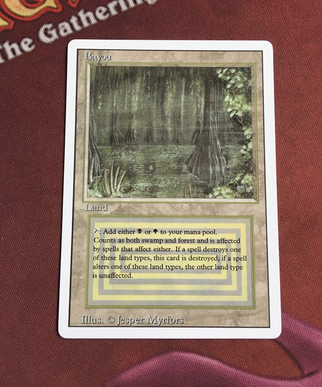 1x Mtg Proxy Bayou Revised magic the gathering proxy mtg cards