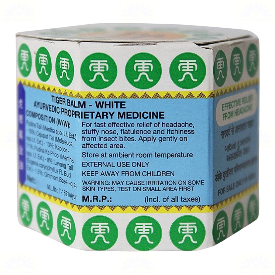 2 X Tiger Balm White Ointment 30g for Headache, Muscle Pain Relief ...
