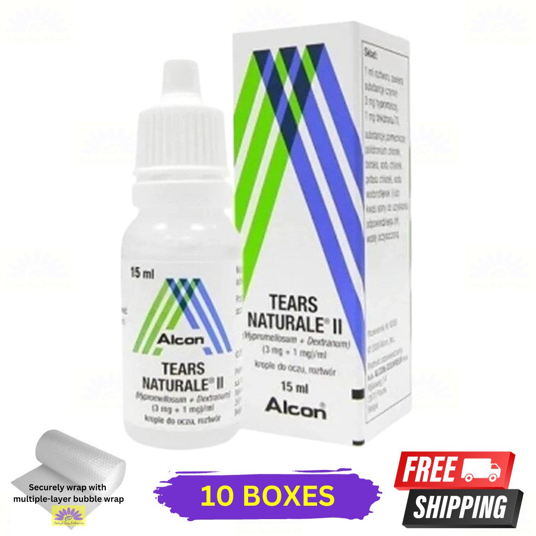 10 X Alcon Tears Naturale II Lubricant Soothing & Moisturizing Eye ...