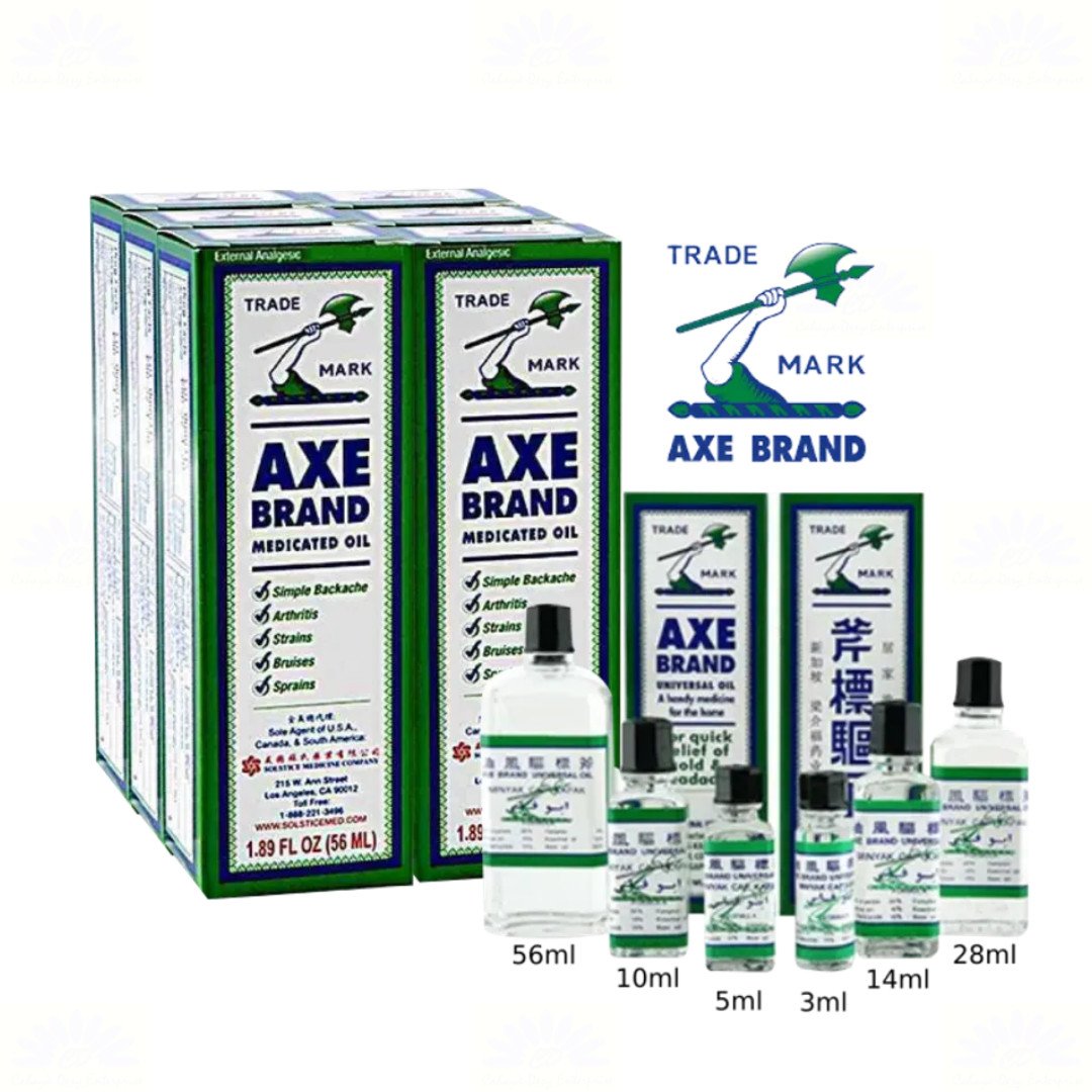 10 X Axe Brand Universal Oil 10 ml Relief for Cold, Headache ...