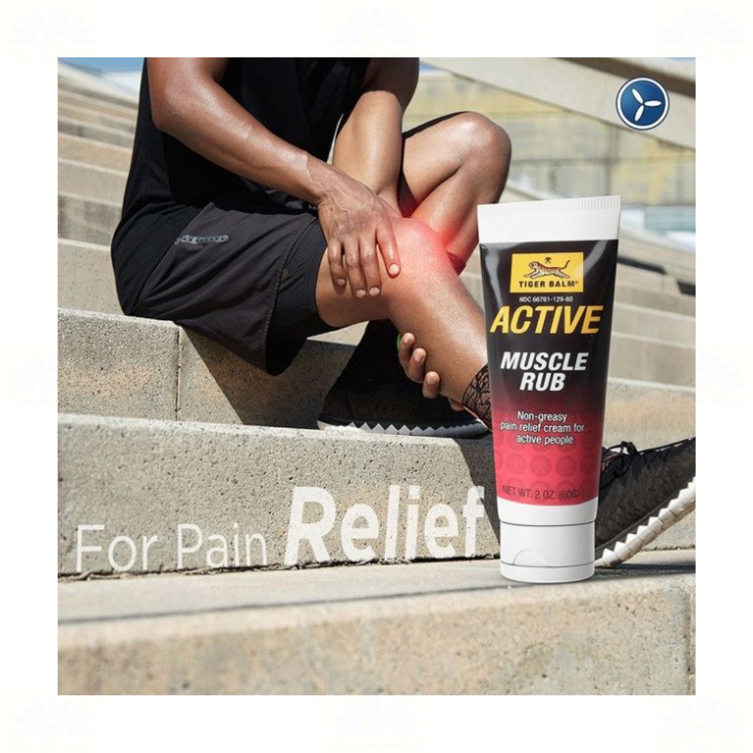 8 X Tiger Balm Active Muscle Rub 60g Muscular Pain Relief Cream