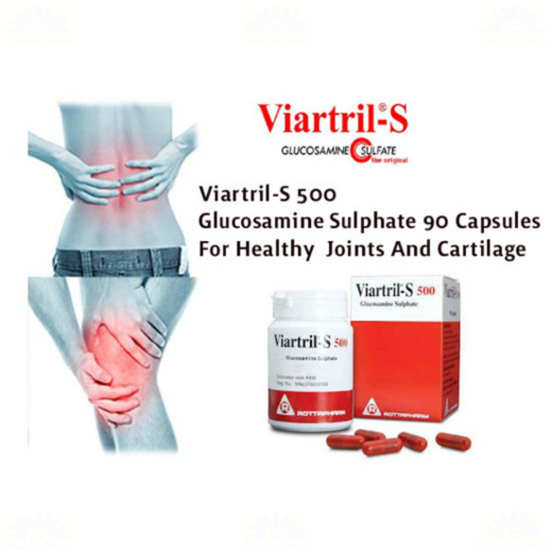 2 X Viartril-S 500mg For Joint Pain 90 Capsules Each