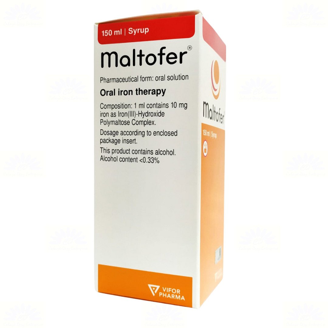 1 X Maltofer Syrup 150ml Supplements For Iron Deficiency