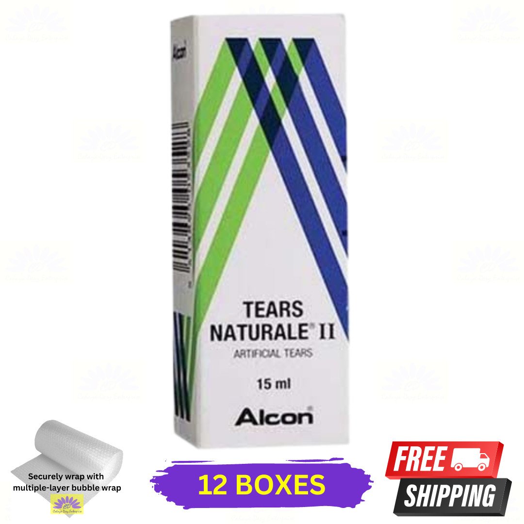 12 X Alcon Tears Naturale II Lubricant 15ml Soothing & Moisturizing Eye ...
