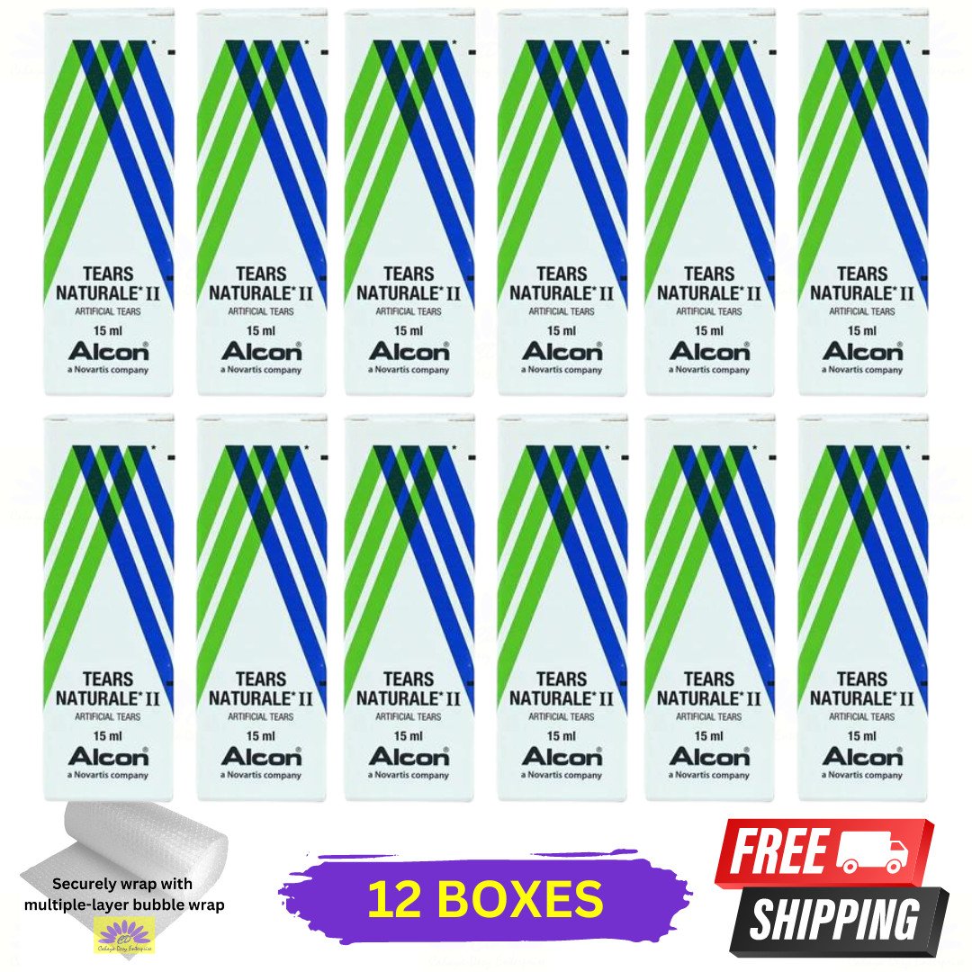 12 X Alcon Tears Naturale II Lubricant 15ml Soothing & Moisturizing Eye ...