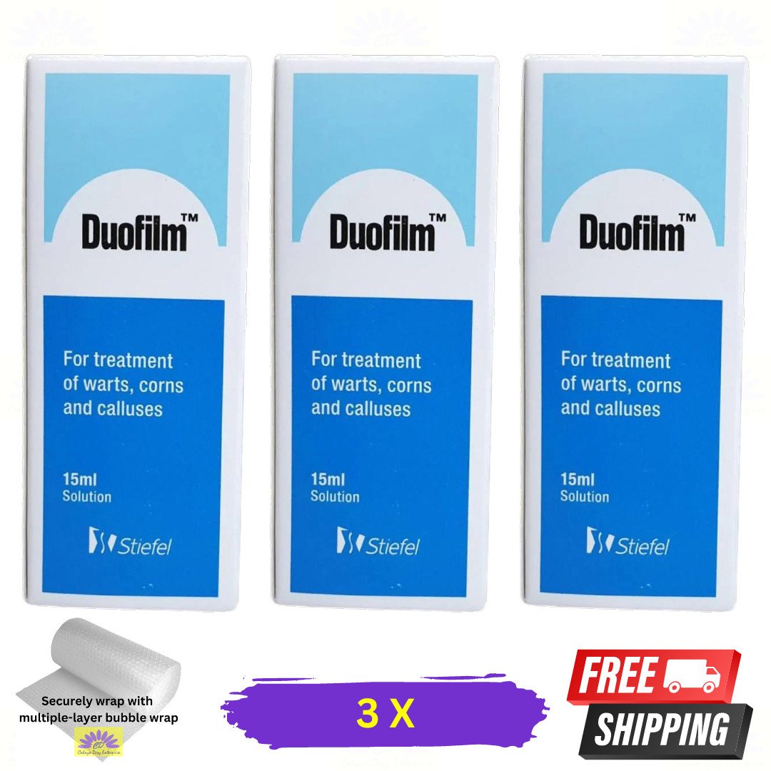 3 X Duofilm Salicylic Acid 15ml Removing Plantar Warts Corns and Calluses
