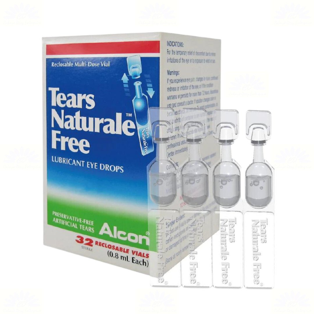 12 X Alcon Tears Naturale Free 0.8ml X 32 Vials Lubricant Eye Drops