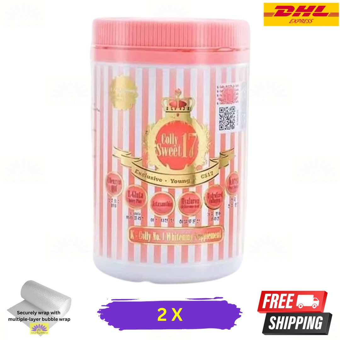 2 X K-Colly Sweet 17 Collagen Powder Korean Nano Formula Triple Whitening