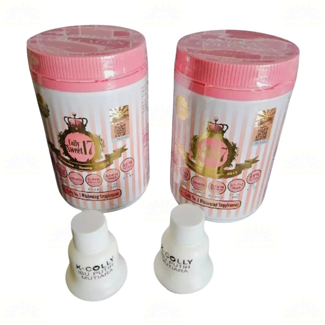 2 X K-Colly Sweet 17 Collagen Powder Korean Nano Formula Triple Whitening