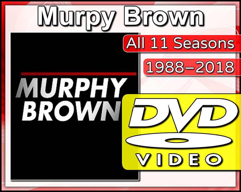 Murphy Brown DVD Complete TV Show (1988 - 2018) 11 Seasons! 26 Disc