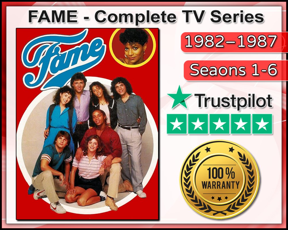 Fame: The Complete Series Collection - Seasons 1-6 (1982-1987) - 136 ...