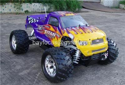 1/5 Nitro RC SMARTECH TITAN 4WD MONSTER TRUCK 28cc RTR