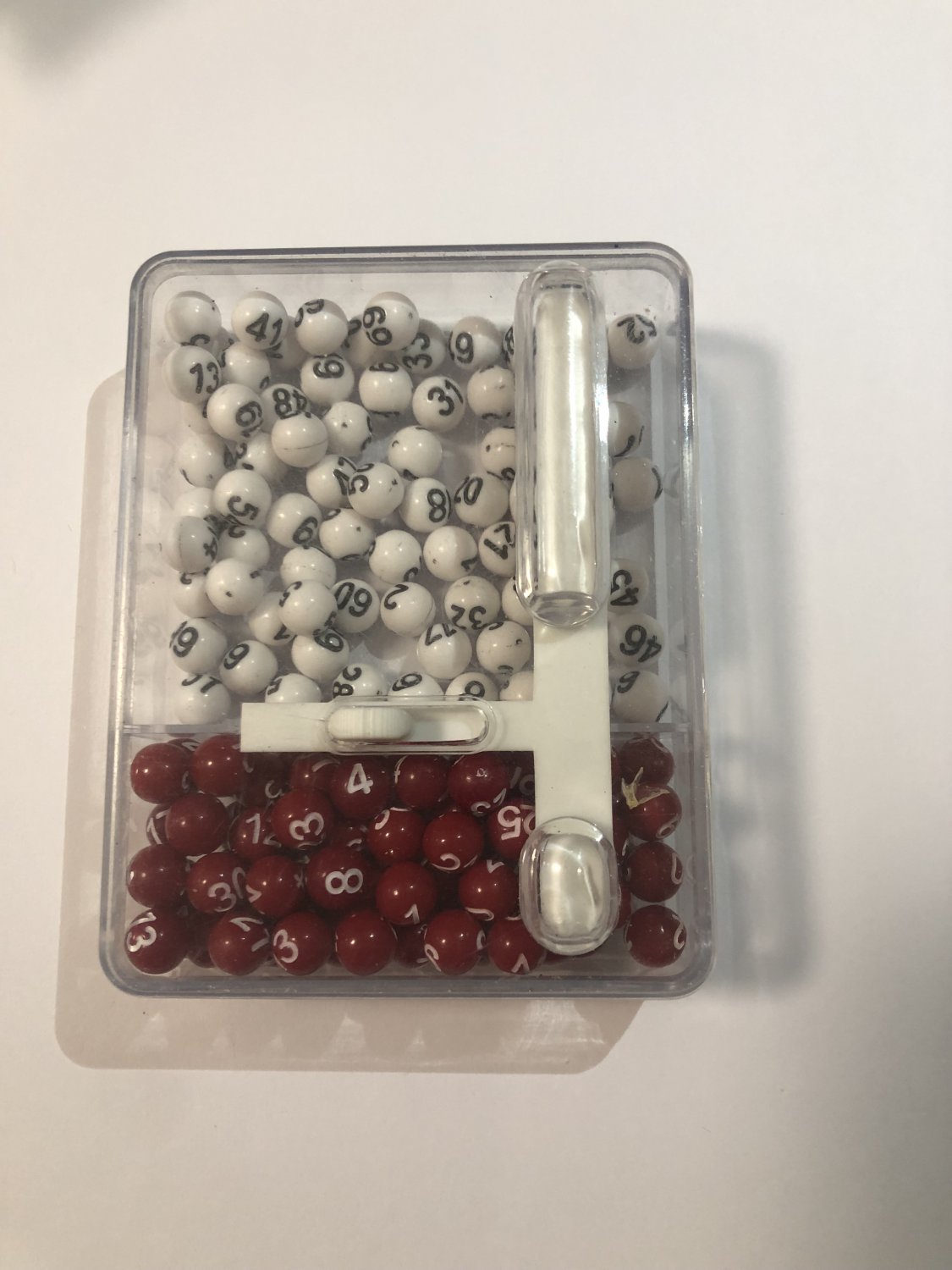 Mini Machine Raffle Balls Fine Motor Toy Fortunate Number Picker Clear mini-machine-raffle-balls-fine-motor-toy-fortunate-number-picker-clear