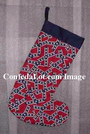 CHRISTMAS STOCKING CONFEDERATE New Huge 16 to 18 inch