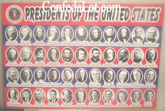 Historical Presidential Placemats with all United States Presidents NEW ...
