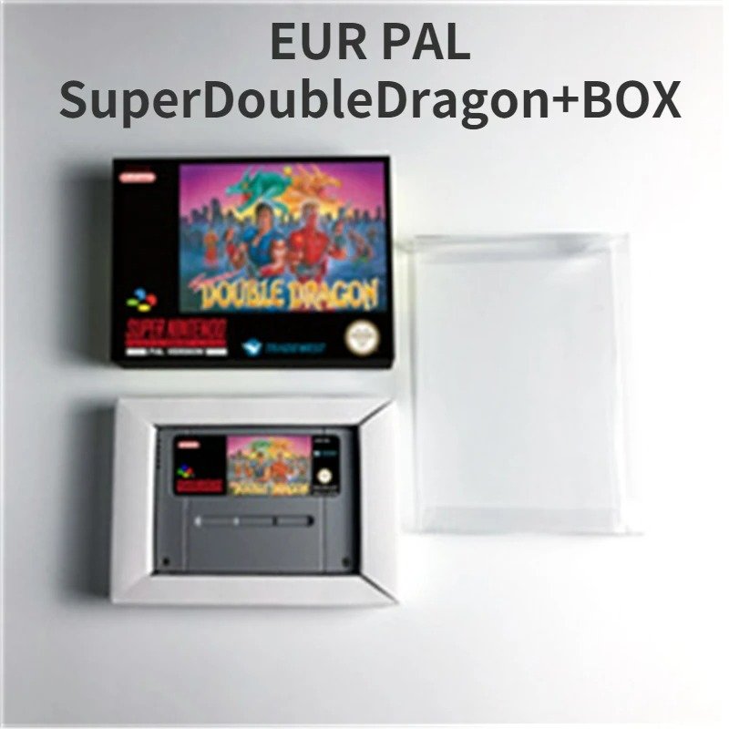 Super Double Dragon Action Game for SNES 16 Bit, EUR BOX