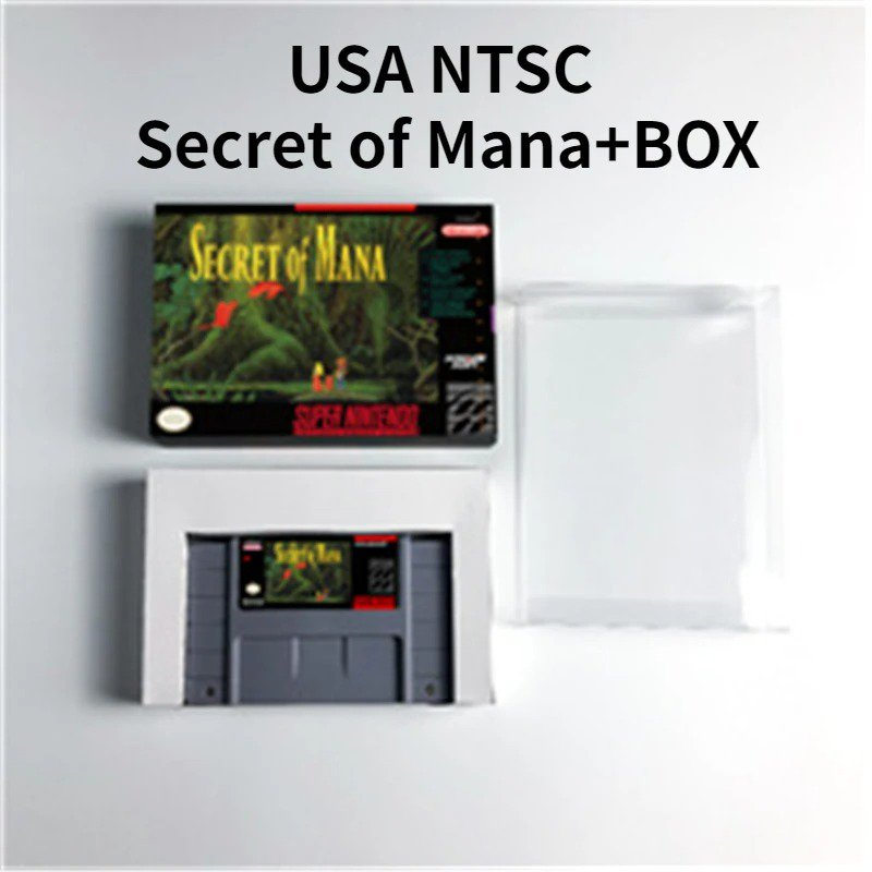 USA Secret Mana BOX RPG Game for SNES 16 Bit