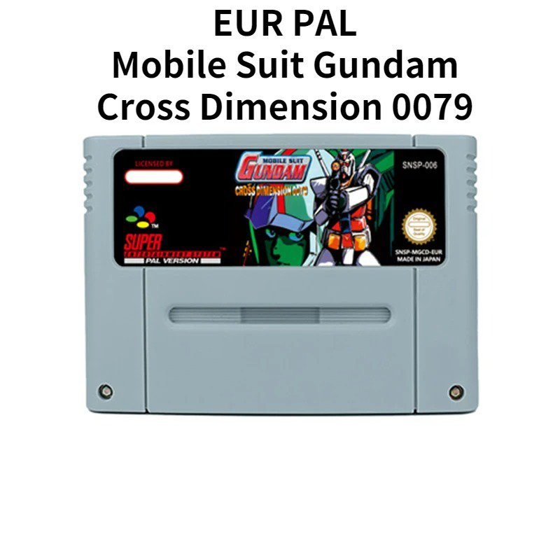 Mobile Suit V Gundam Series Game for SNES 16 Bit, Cross DimensionEUR