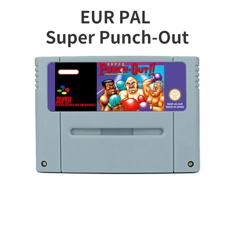 Super Punch-Out RPG Game for SNES 16 Bit, EUR PAL