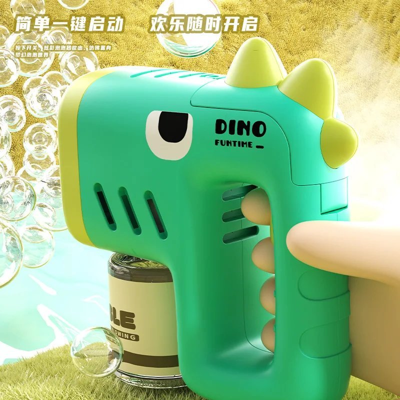 Kids Electric Dinosaur Bubble Machine