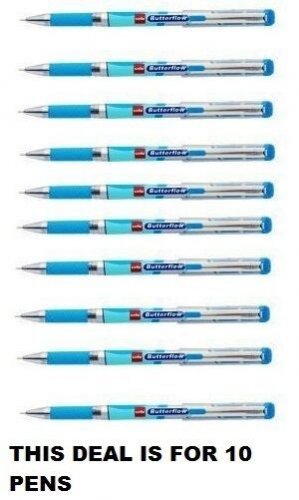 Cello Butter Flow Blue Ball Pen Smooth Writing for School Office Pack ...