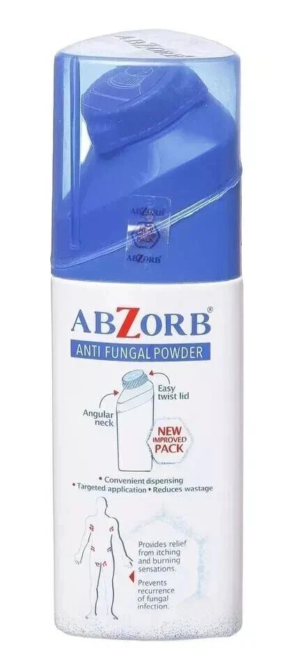Abzorb Antifungal Dusting Powder Skin Irritation, Redness, Itching 100g X 2