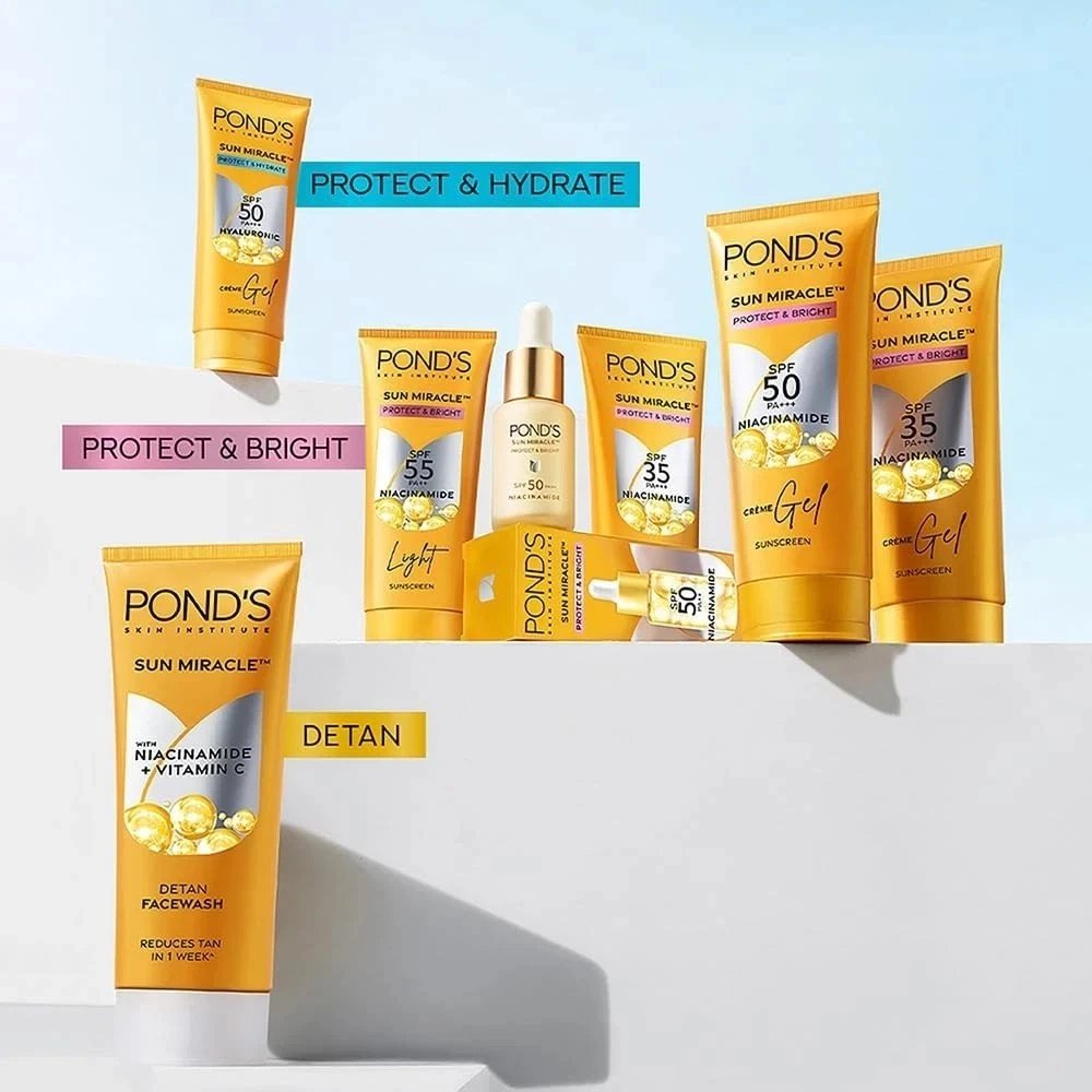 POND'S Detan Face Wash 100g | Tan Removal | Vit C + Niacinamide | Free ...