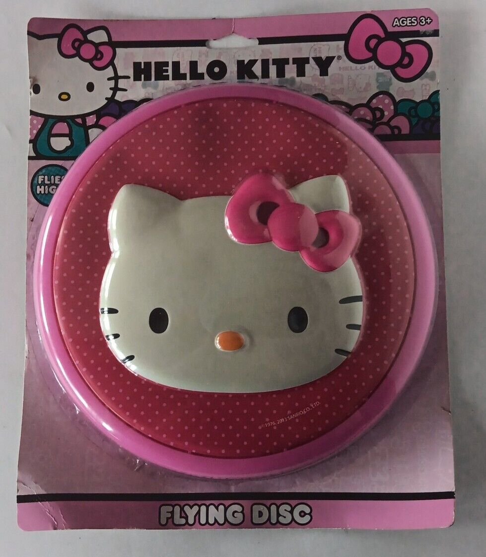 RARE New Hello Kitty Frisbee Flying Disc Sanrio 2013 What Kids Want ...