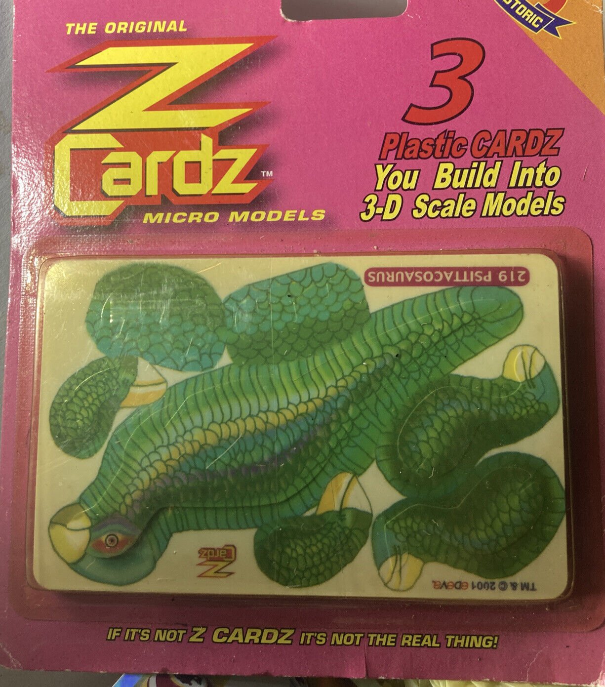 Z Cardz Micro Models Series 6 Prehistoruc