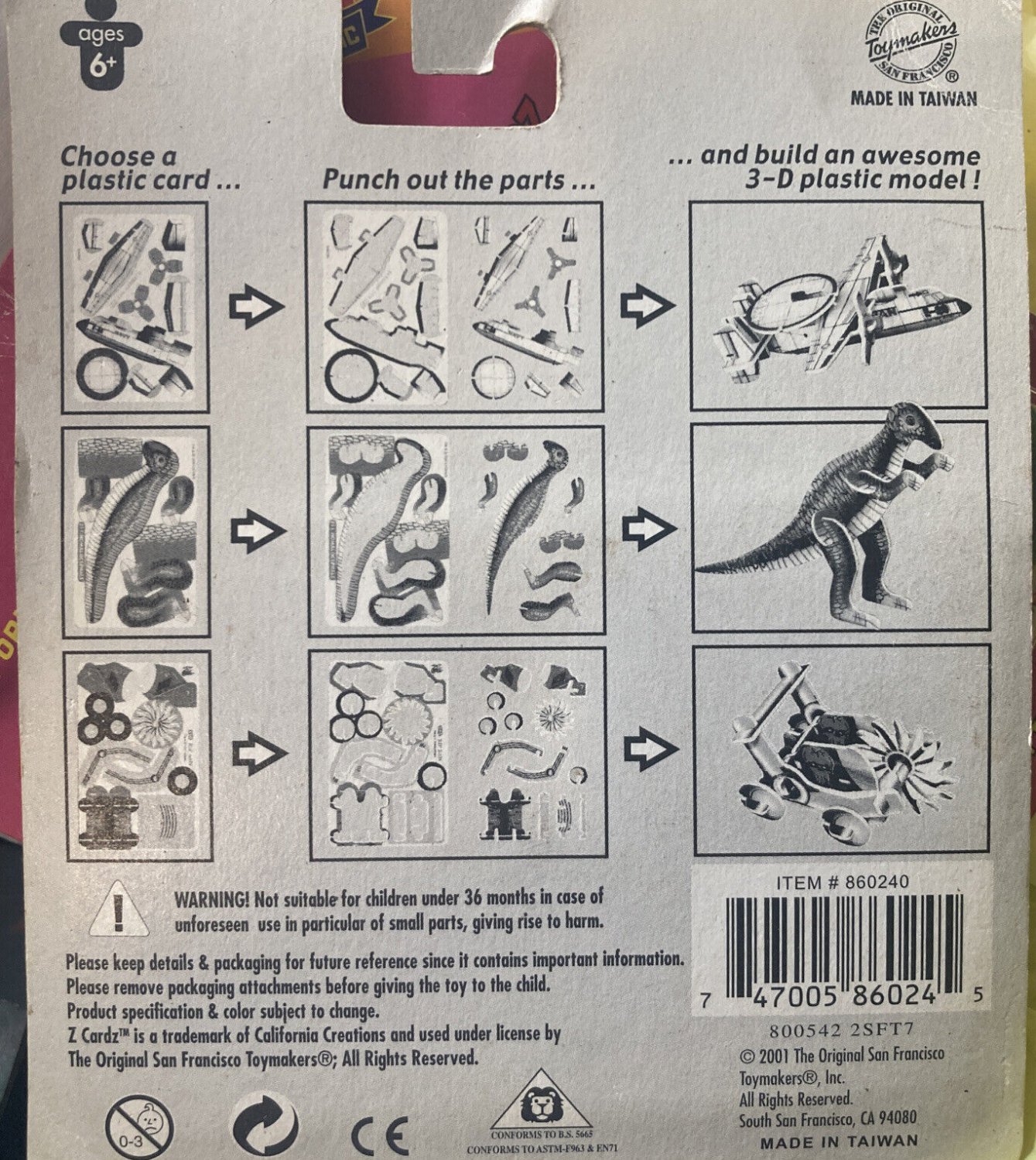 Z Cardz Micro Models Series 5 Dinosaurs