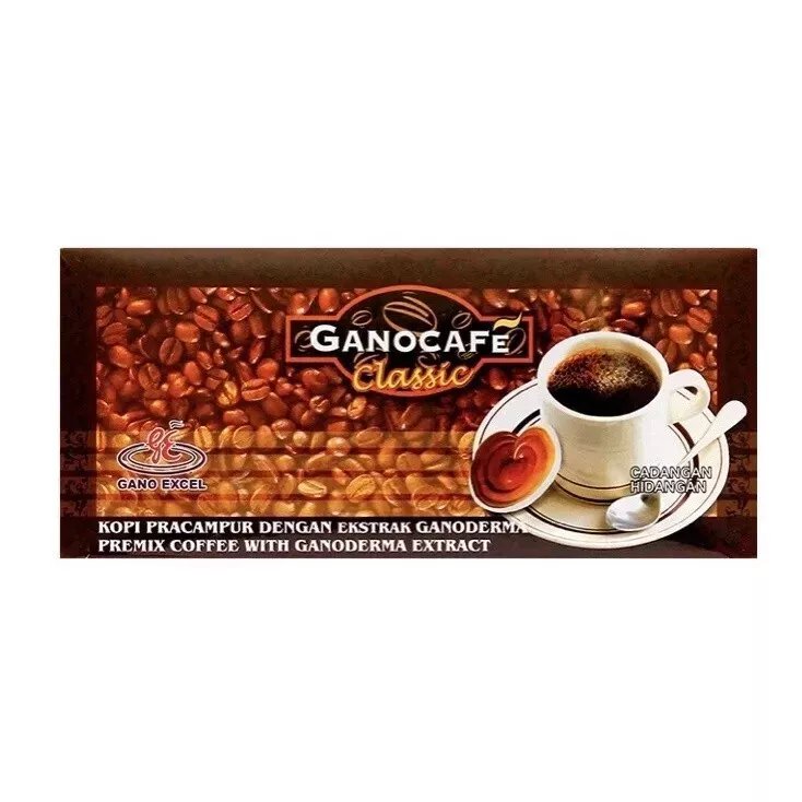 Gano Cafe Ganoderma Classic Instant Black Coffee 30 Sachets