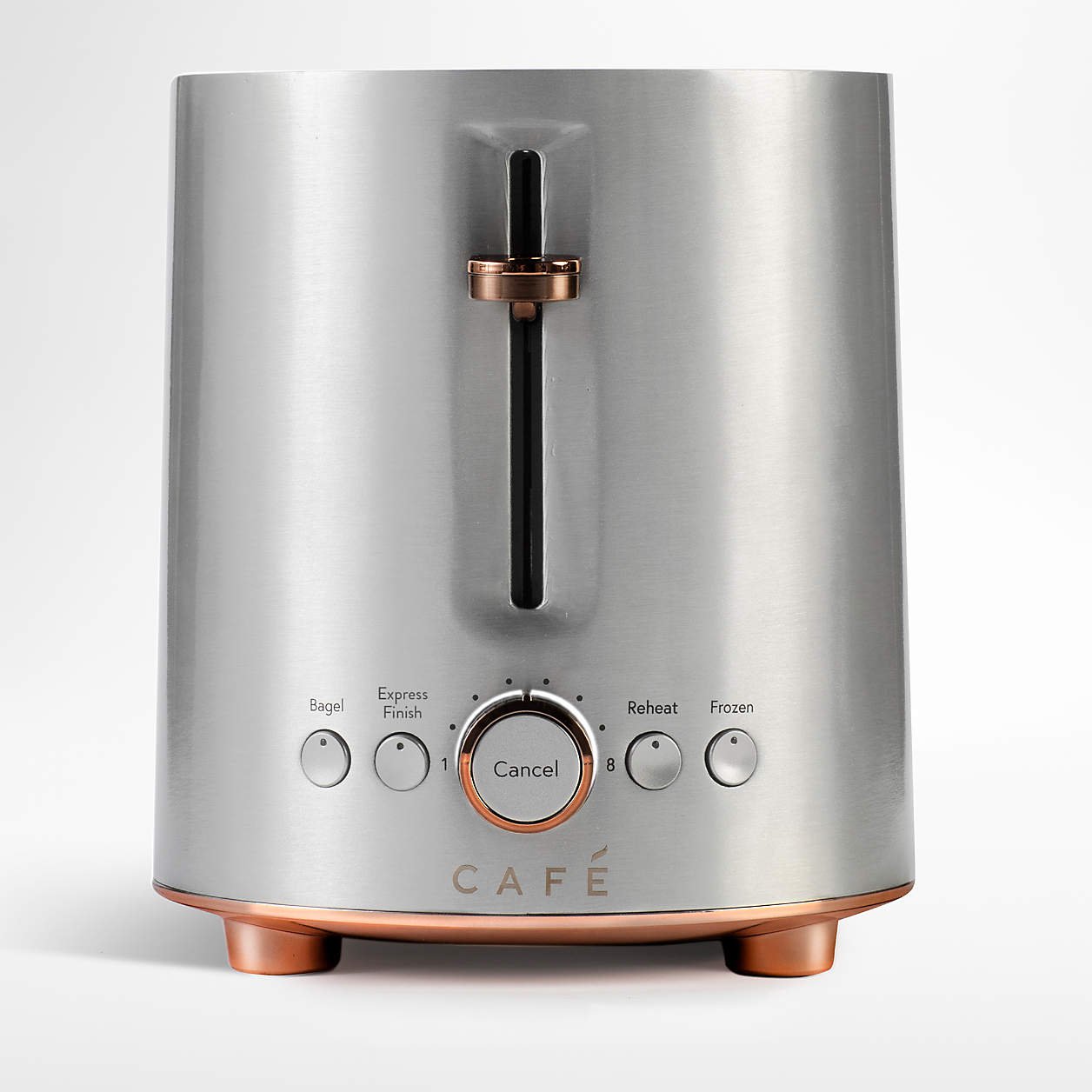 Café Express Finish Stainless Steel 2-Slice Toaster