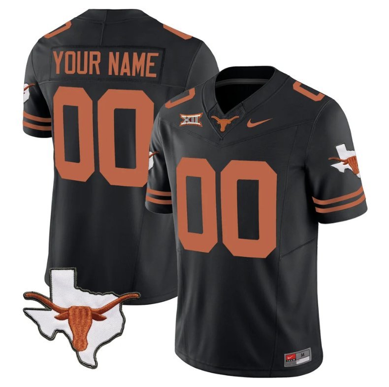 Custom Texas Longhorn Jersey Name and Number Vapor Limited College ...