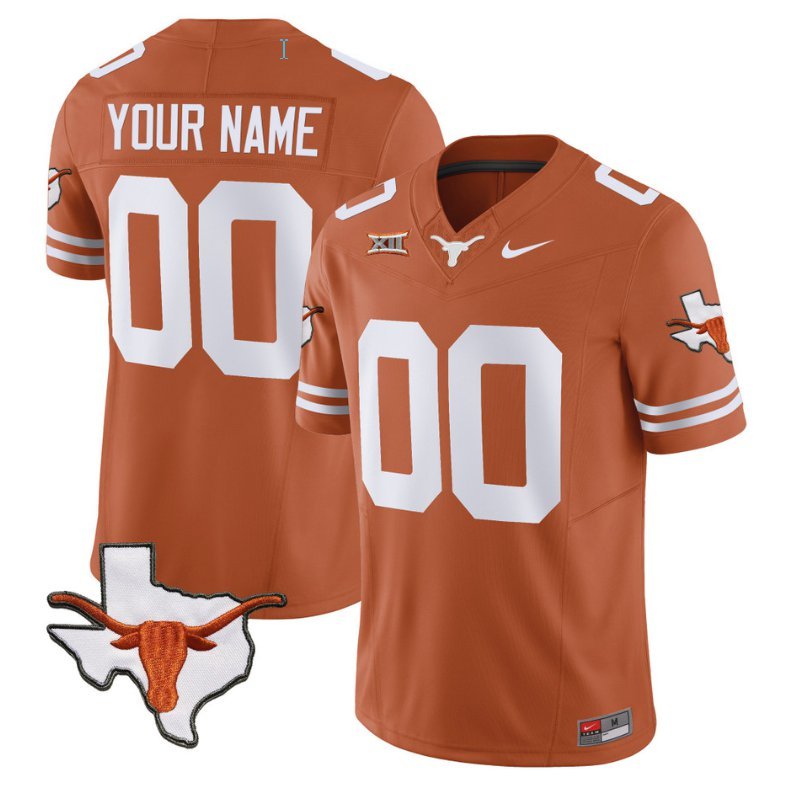 Custom Texas Longhorn Jersey Name and Number Vapor Limited College ...