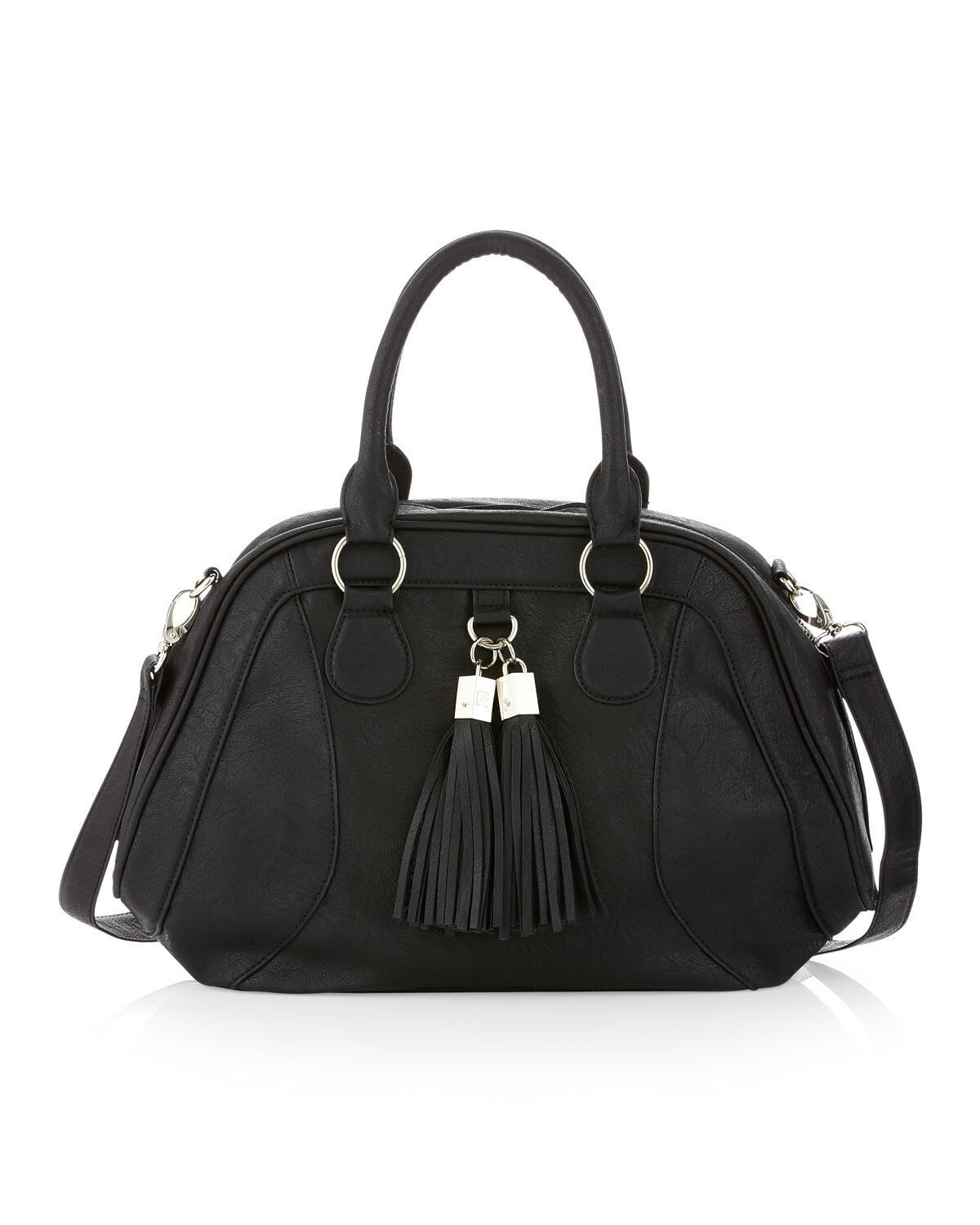 NEW Romeo & Juliet Couture R + J Handbags Cindy Black Satchel Bag ...