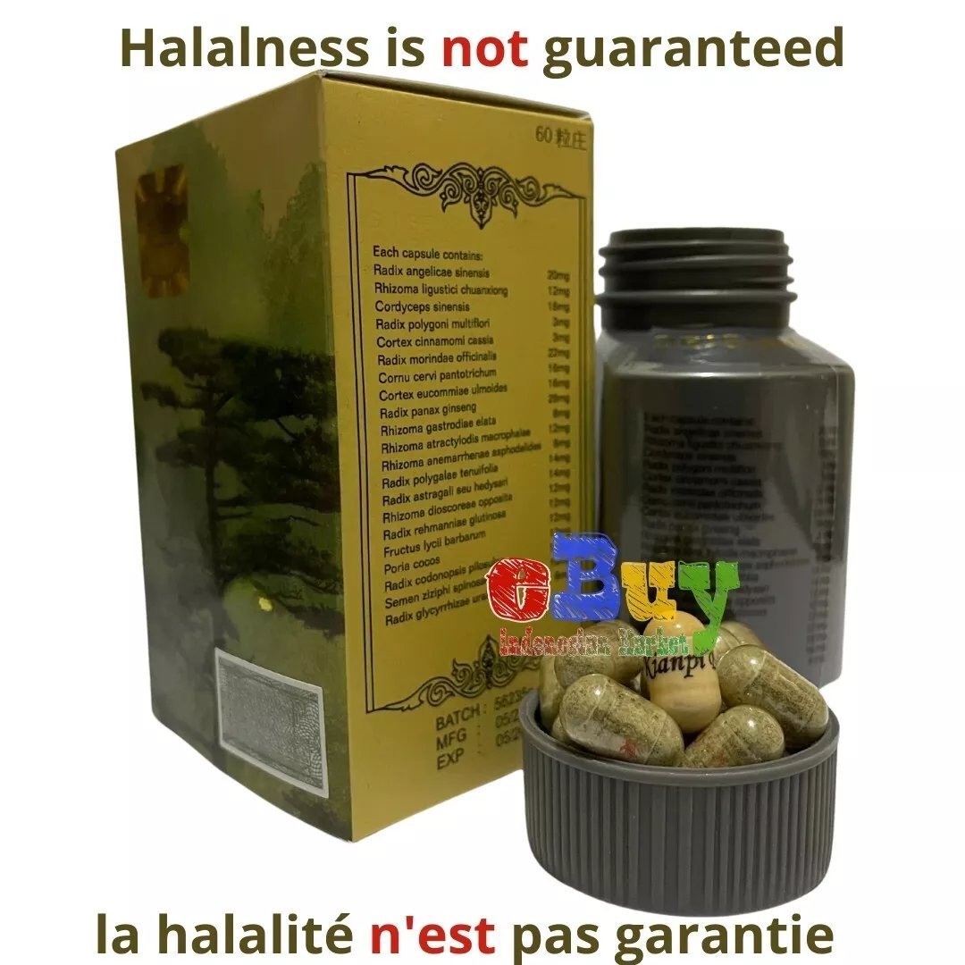 ORIGINAL 1 Box Ginseng 60 Pill Herb Vitamin Supplement Weight Gain ...