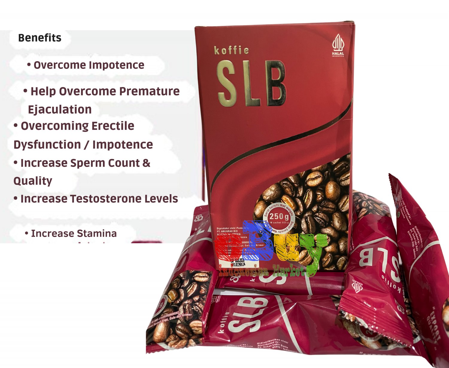 Original 1 Box Coffee SLB 10 Sachet for Increase Prolong Stamina ...
