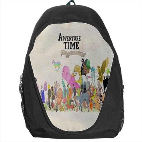 Adventure Time Cartoon Series AVT001 Canvas Backpack Bag Hiking School Bag