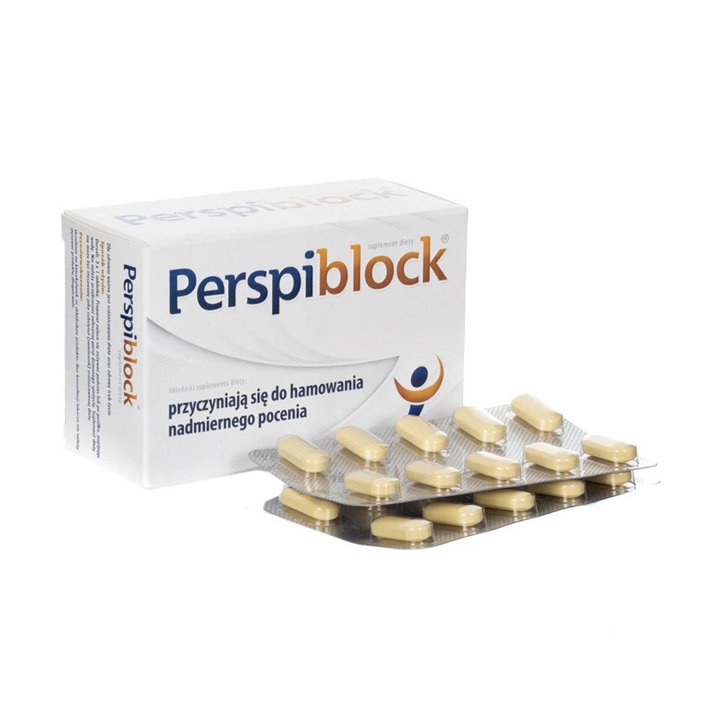 Perspiblock Antiperspirant for Hyperhidrosis Excessive Sweating 60 Tablets