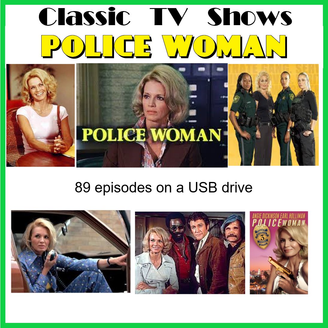 Police Woman - 89 classic tv shows