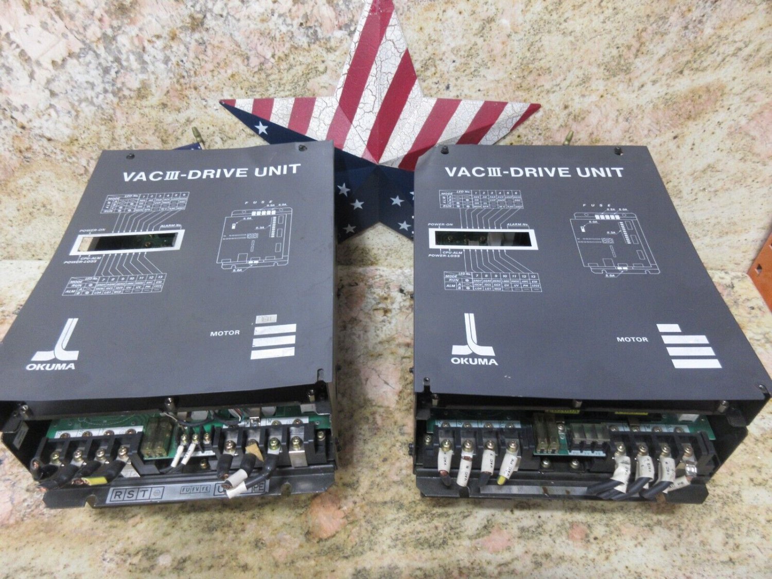 OKUMA SPINDLE VACIII-DRIVE UNIT D11 E4809-801-001-B D-11 NO TOP BOARD ...