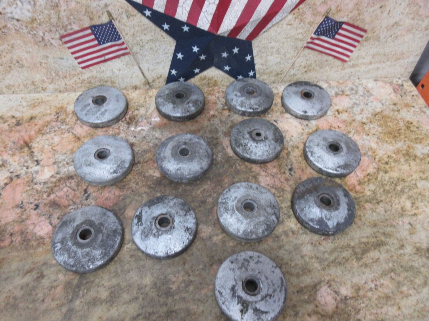 OKUMA MC-500H CNC HORIZONTAL MILL LEVELING LEG LEGS PADS BLOCK FEET EACH 1