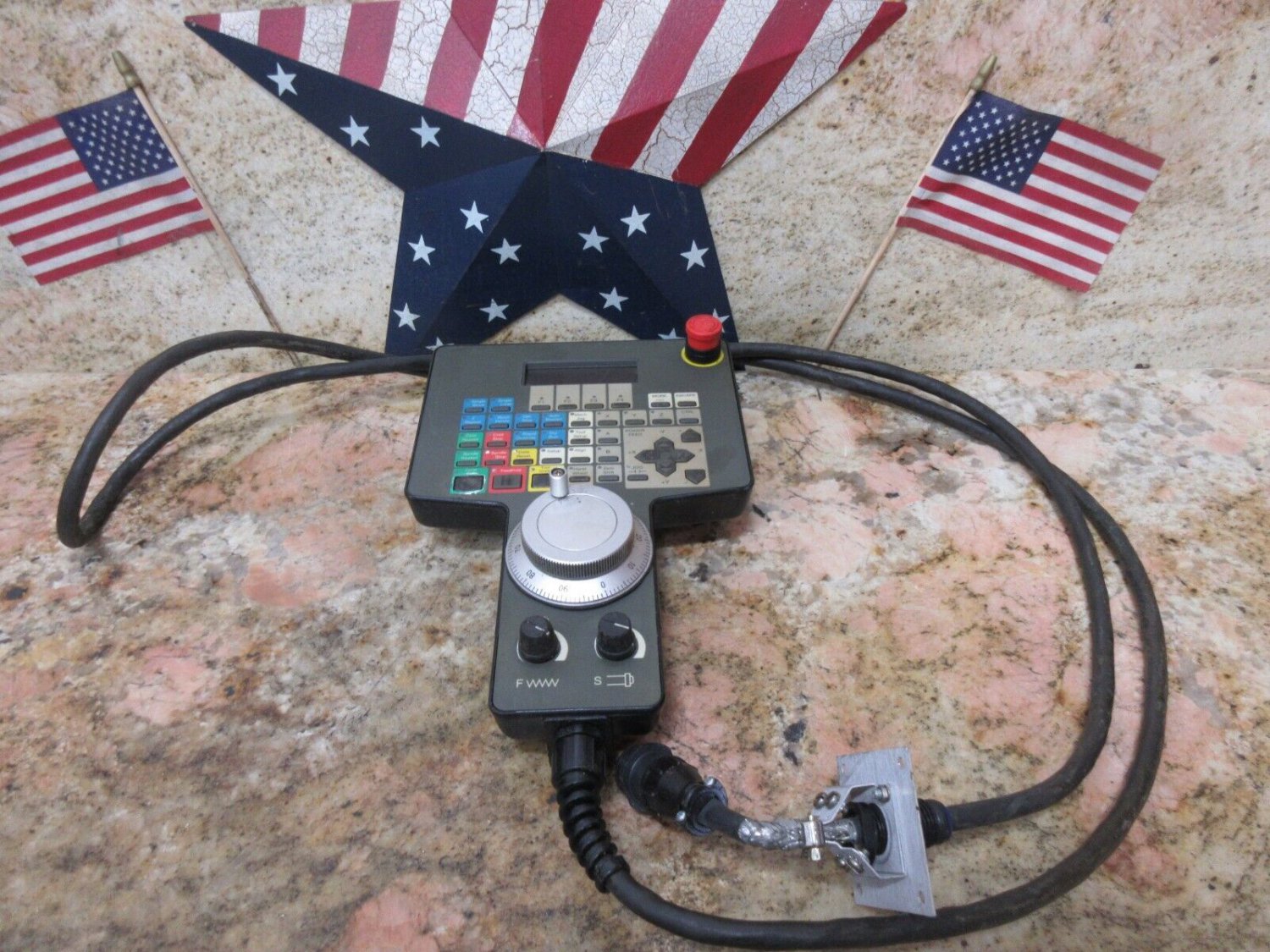 CINCINNATI 500 CNC MILL SIEMENS HANDHELD 3-424-2227A PENDANT JOG REMOTE ...