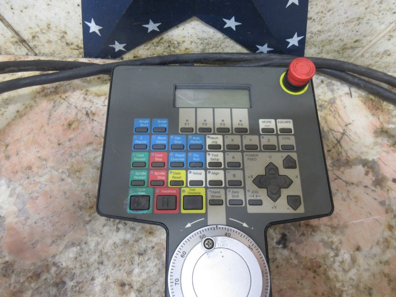 CINCINNATI 500 CNC MILL SIEMENS HANDHELD 3-424-2227A PENDANT JOG REMOTE ...