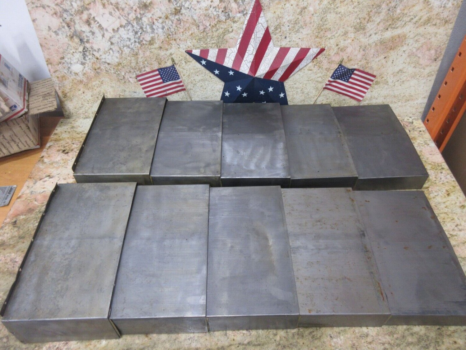 1993 HAAS VF-2 CNC VERTICAL MILL WAY COVER COVERS 40" X 14.5" X .5" EACH 1